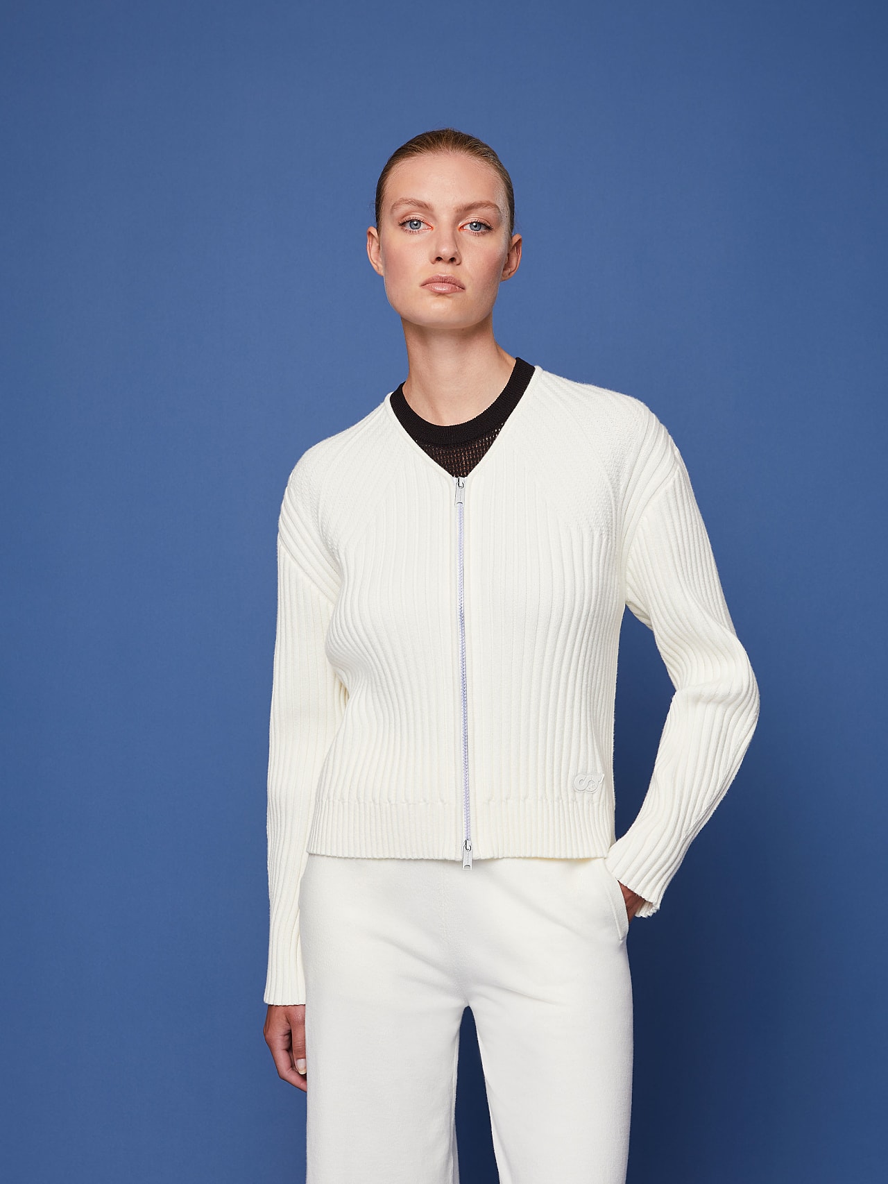 Knit Jacket with Balloon Sleeves | FERGA V1.Y7.01 | AlphaTauri