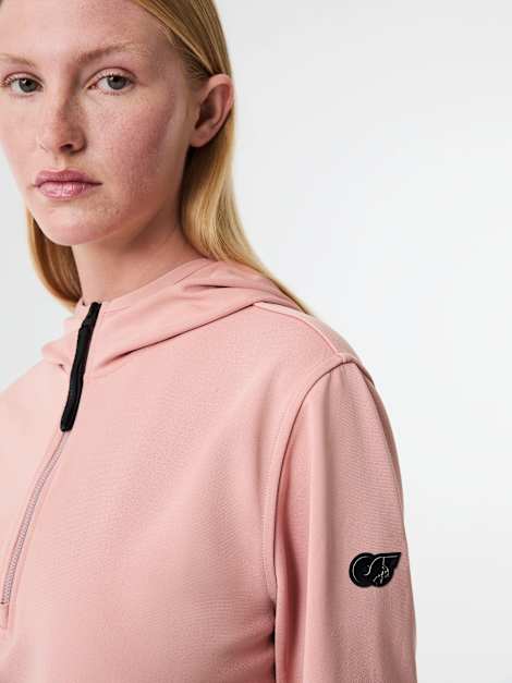 Half-Zip Hoodie | SVREO V1.Y9.01 | Pink Mist | AlphaTauri